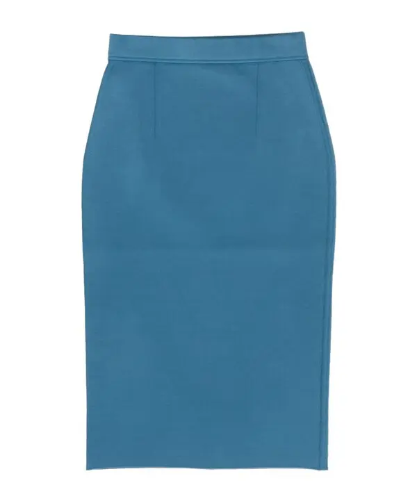 TOM FORD Knitted Midi Skirt - Blue