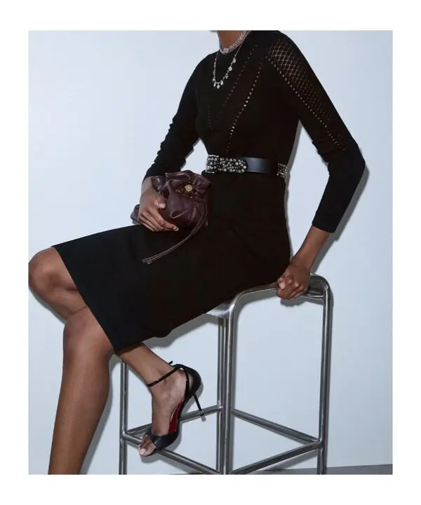 Liu Jo Knit Midi Dress
