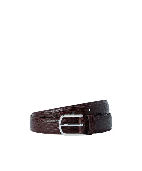 TOTEME Logo Debossed Buckled Belt - Brown