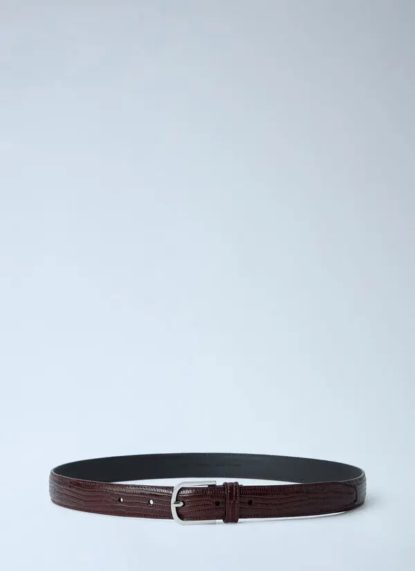TOTEME Logo Debossed Buckled Belt
