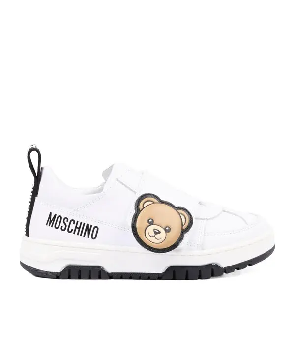 Moschino Velcro Sneakers - White