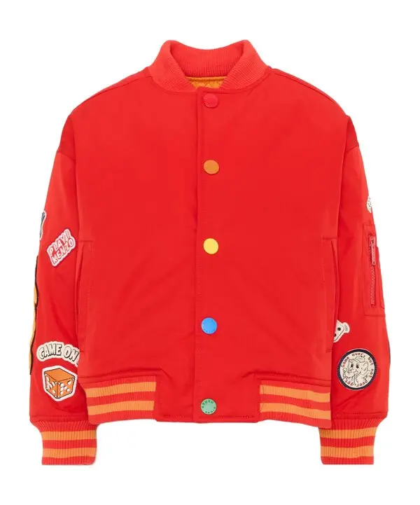 Kenzo Graphic-print Bomber Jacket - Red