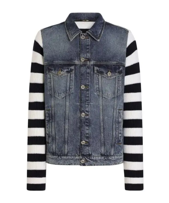 Dolce & Gabbana Dolce Gabbana Oversize Denim Jacket - Gray