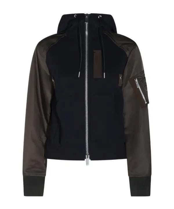 Sacai Sponge Sweat Hoodie - Navyd/khaki