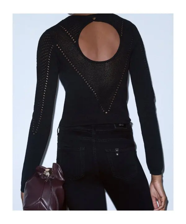 Liu Jo Knit Top With Cut-out