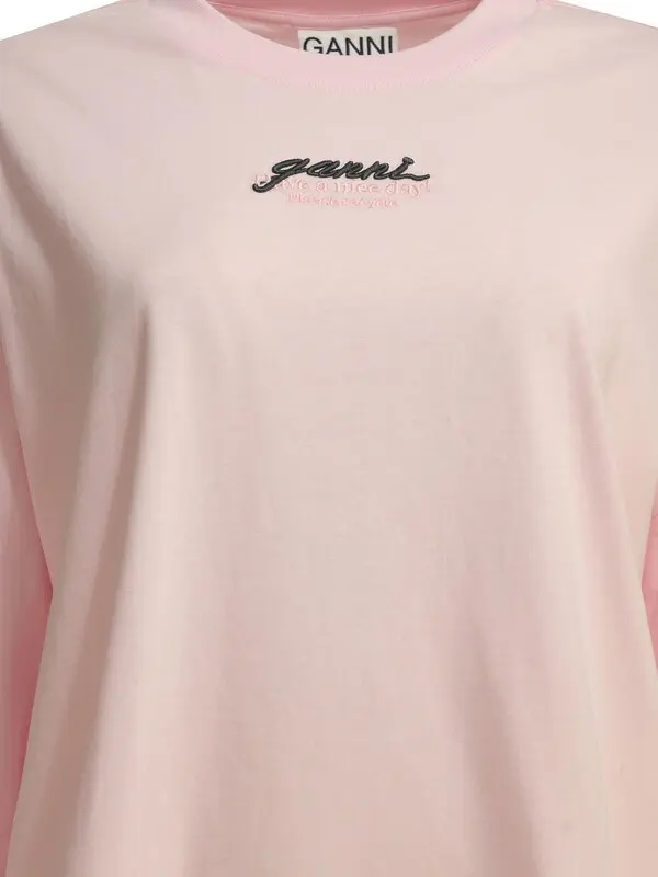 GANNI Future Graphic Long Sleeve T-shirt