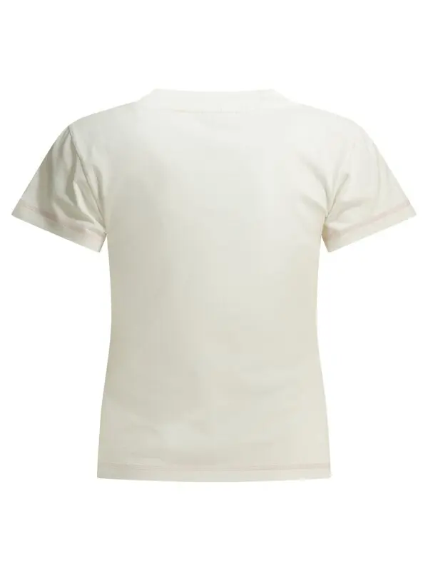 GANNI Cropped Graphic T-shirt
