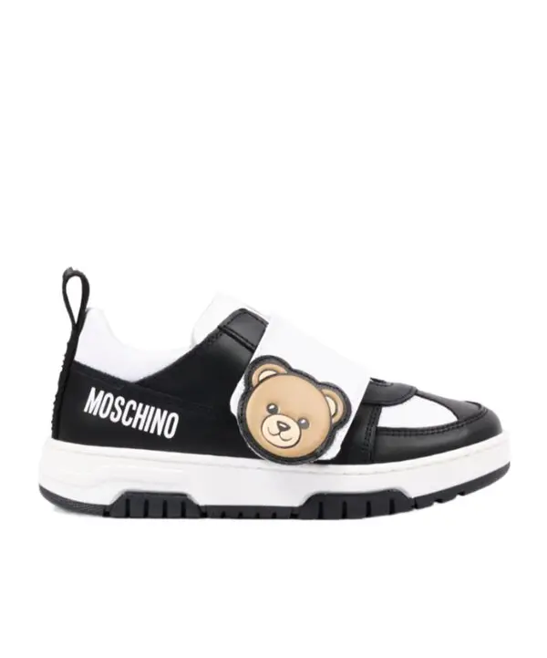 Moschino Teddy Bear-patterned Sneakers - Black