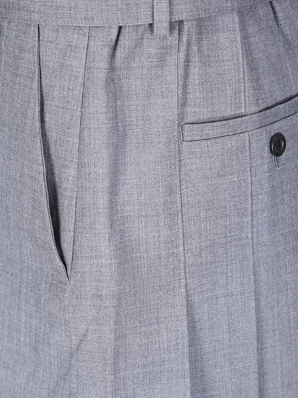 Sacai Belted Pleated Shorts