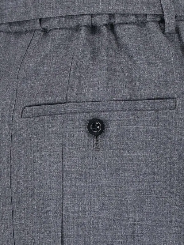 Sacai Belted Pleated Shorts