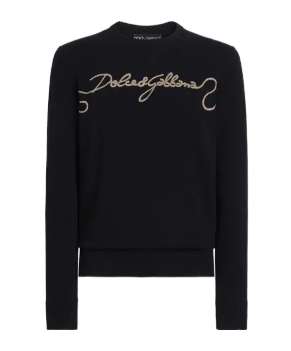Dolce & Gabbana Embroidered Round Neck Pullover