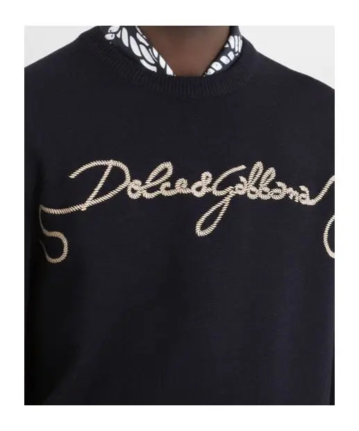 Dolce & Gabbana Embroidered Round Neck Pullover