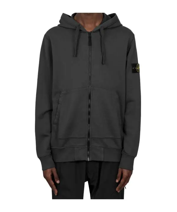 Stone Island Zipper Sweatshirt - Grey