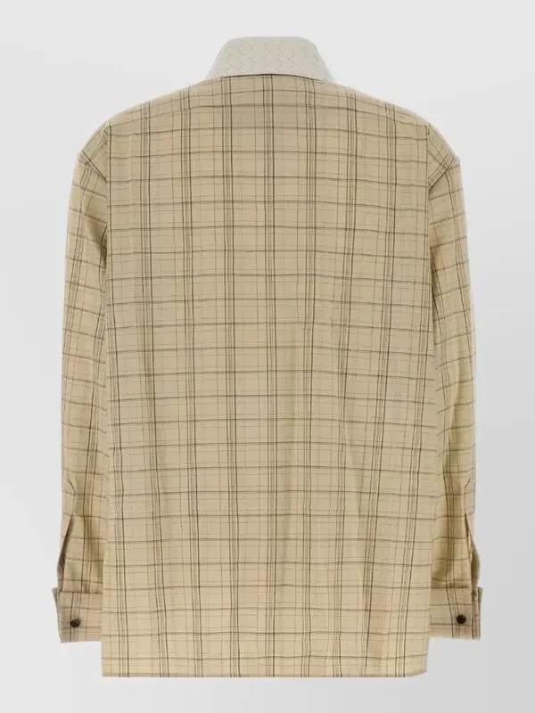 Bottega Veneta Plaid Button-down Shirt