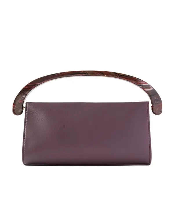 Dries Van Noten Leather Clutch - Red