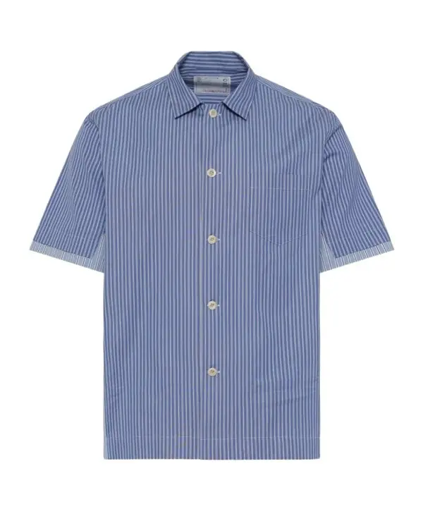 Sacai Short-sleeved Shirt - Blue
