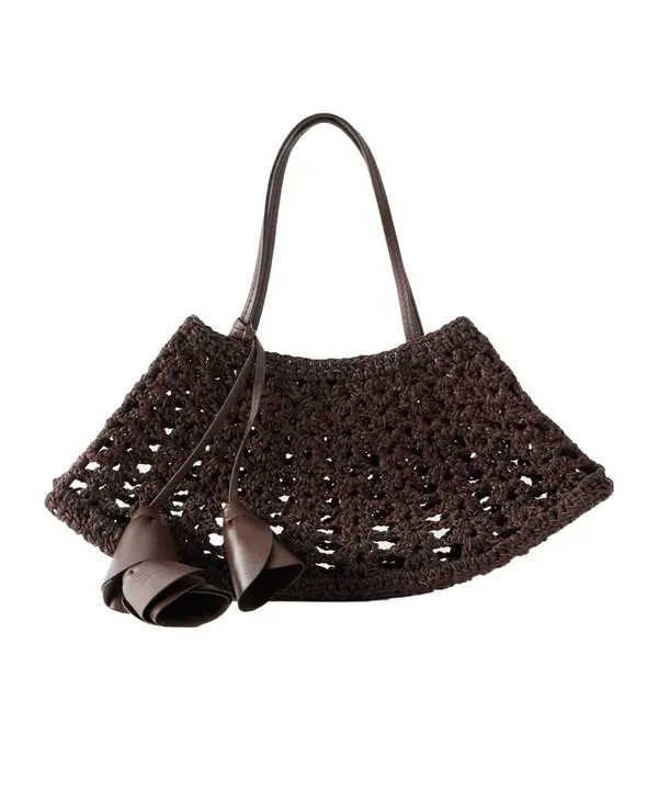 Magda Butrym Maya Crochet-knit Tote Bag - Black