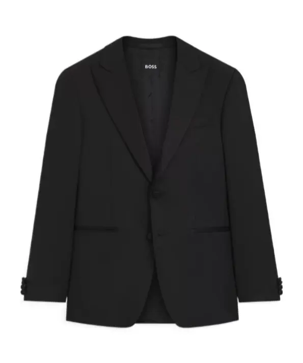Hugo Boss Long-sleeved Suit Jacket - Black