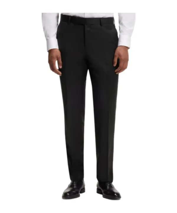 Hugo Boss Casual Trousers With Belt Loops - Black