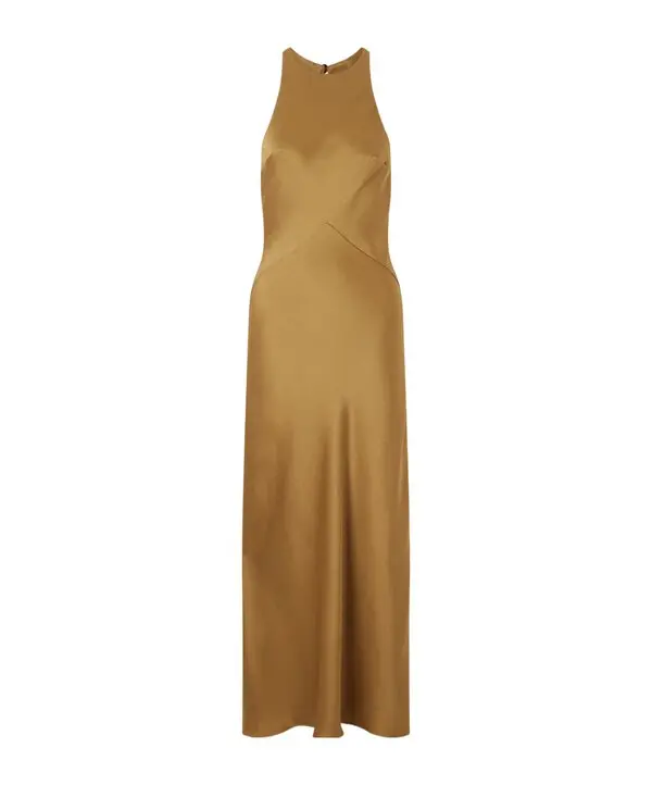 BLAZÉ MILANO Novalis Crepe Midi Dress - Bright Yellow