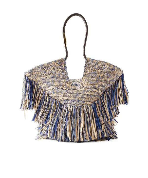 Zimmermann Goldentime Fringe Tote Bag - No