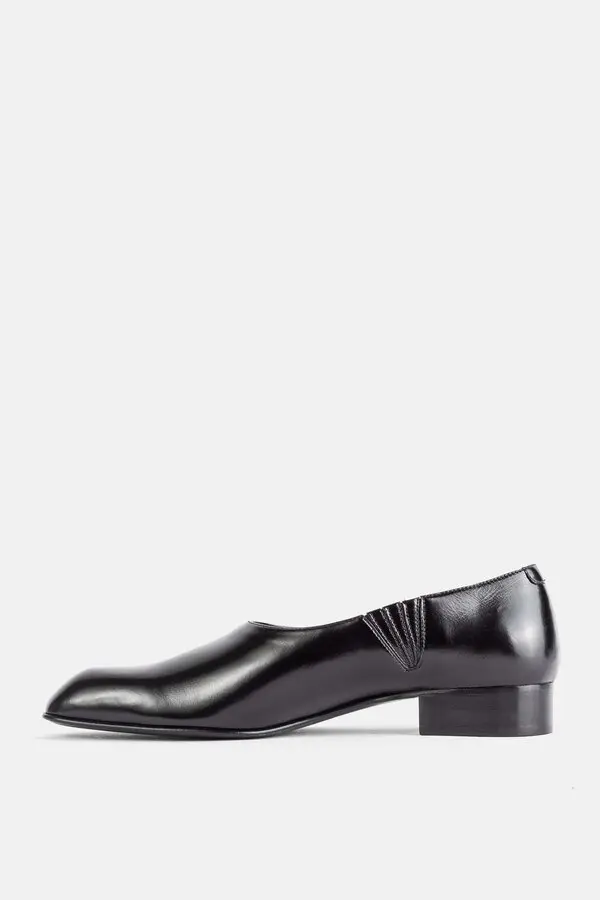 Khaite Colt Leather Slip-on Loafers
