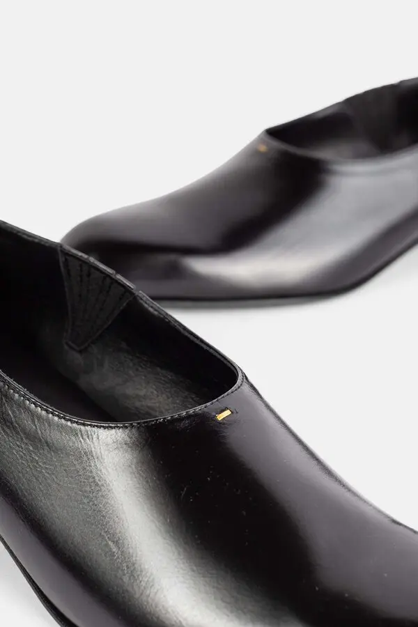 Khaite Colt Leather Slip-on Loafers