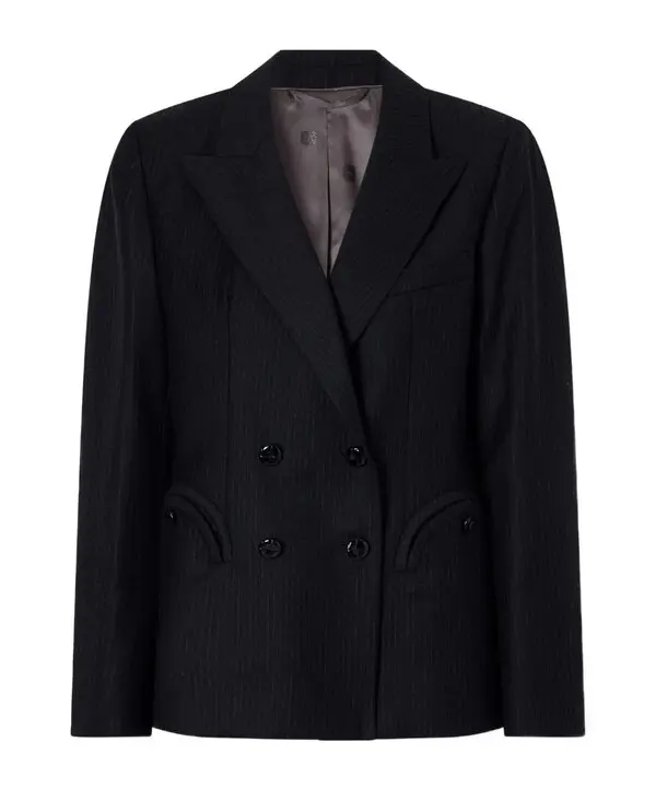 BLAZÉ MILANO Pinstriped Double-breasted Jacket