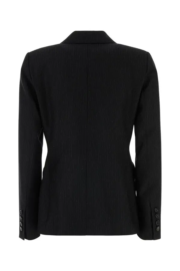 BLAZÉ MILANO Pinstriped Double-breasted Blazer