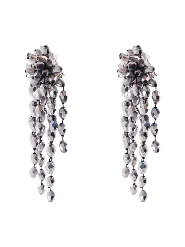 Isabel Marant Étoile Hanabi Beaded Clip-on Earrings