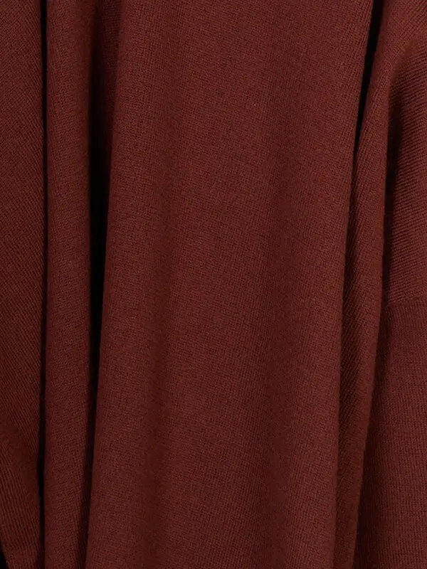 Fabiana Filippi Long Sleeve Sweater With Ruffled Cuffs