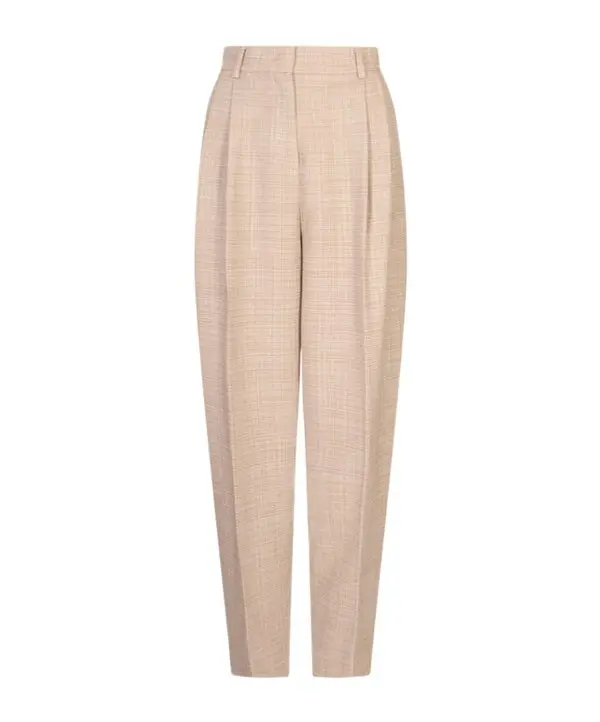 Fabiana Filippi Casual Trousers With Belt Loops - Nude