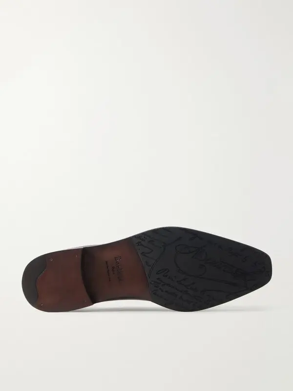 Berluti Alessandro Demesure Leather Oxford Shoes