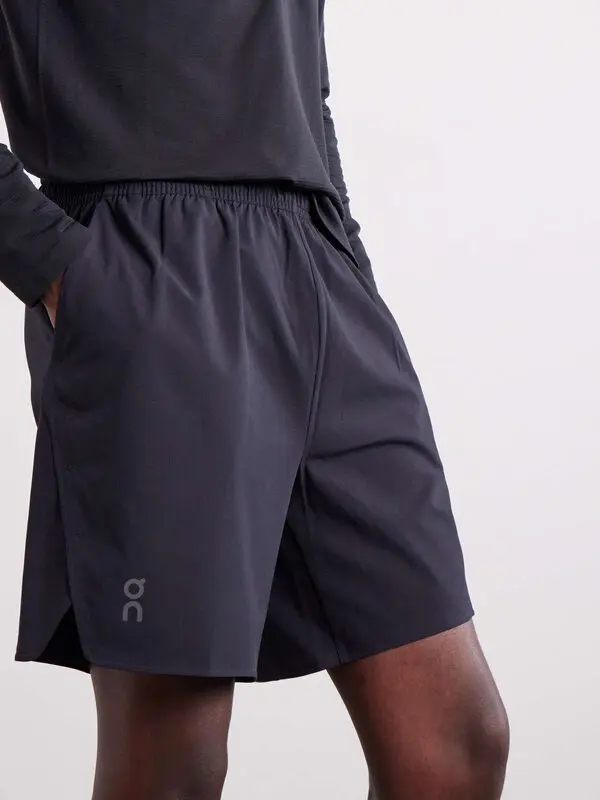 On Train Straight-leg 7 Recycled-jersey Shorts