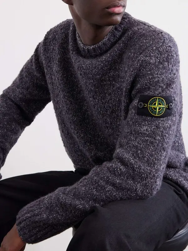 Stone Island Virgin Wool-blend Sweater