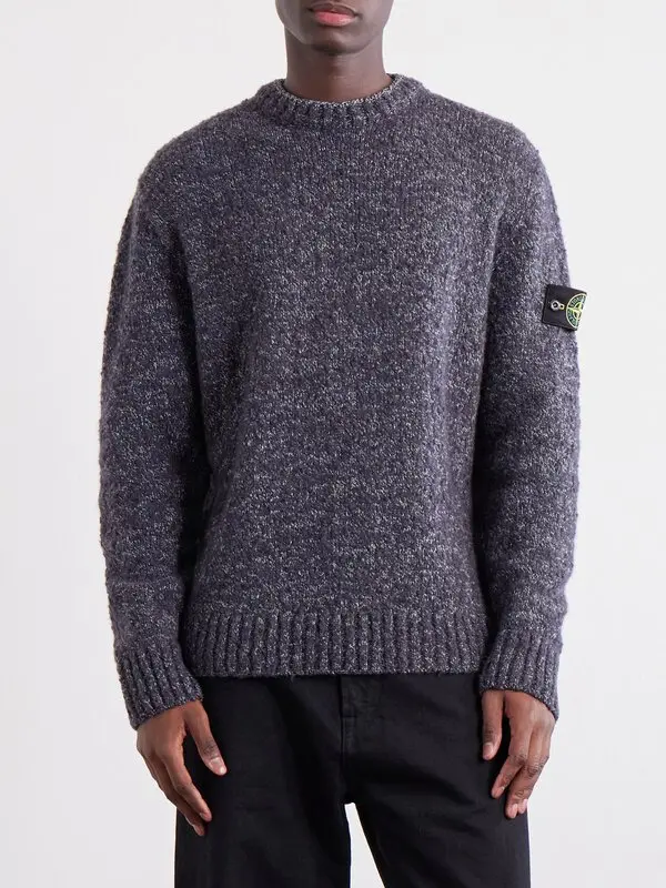Stone Island Virgin Wool-blend Sweater