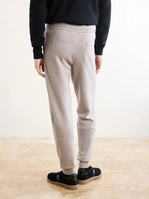 Brioni Tapered Drawstring Straight-leg Cashmere Sweatpants