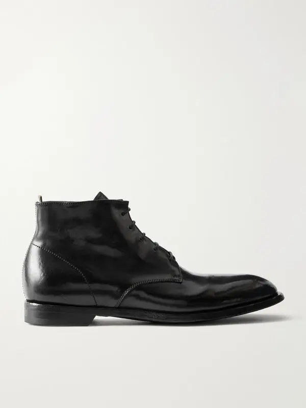 Officine Creative Sound 013 Leather Lace-up Boots - Black