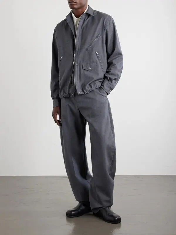 Sacai Woven Blouson Jacket