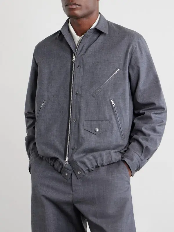Sacai Woven Blouson Jacket