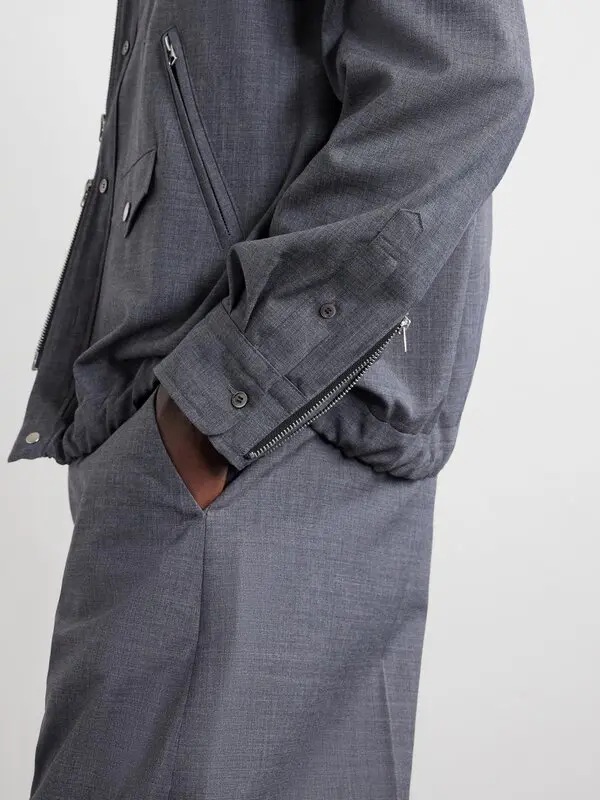 Sacai Woven Blouson Jacket