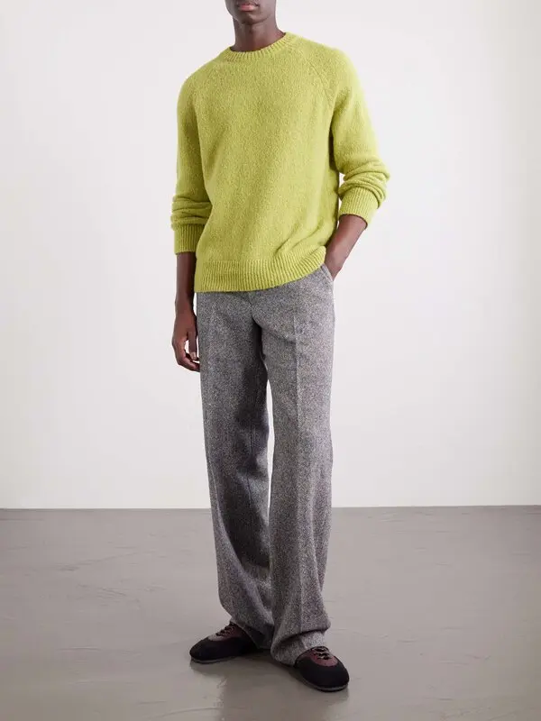 Dries Van Noten Brushed Alpaca-blend Sweater