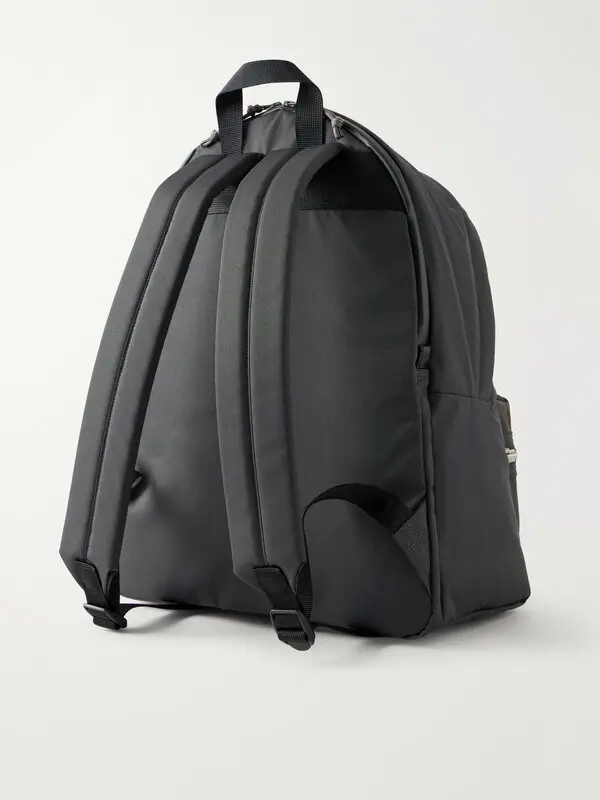 Sacai Logo Appliqué Shell Backpack
