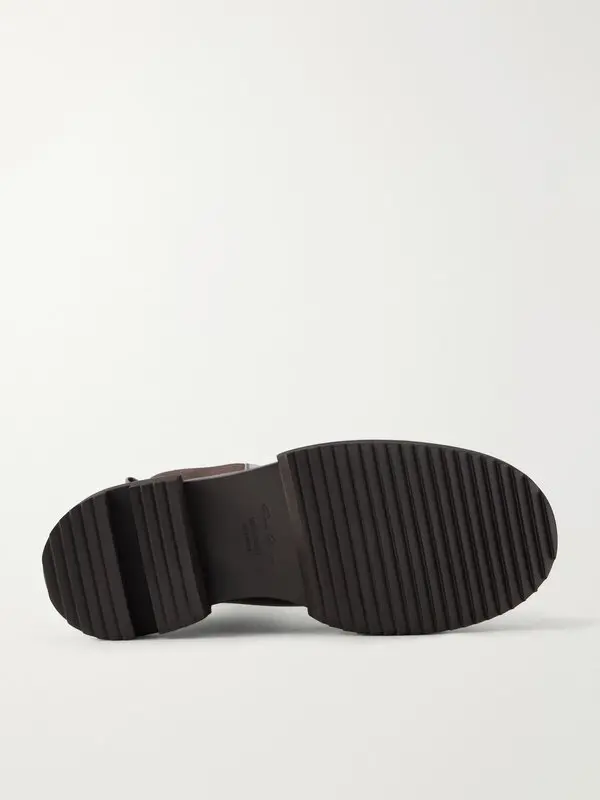 Rick Owens Beatle Leather Chelsea Boots