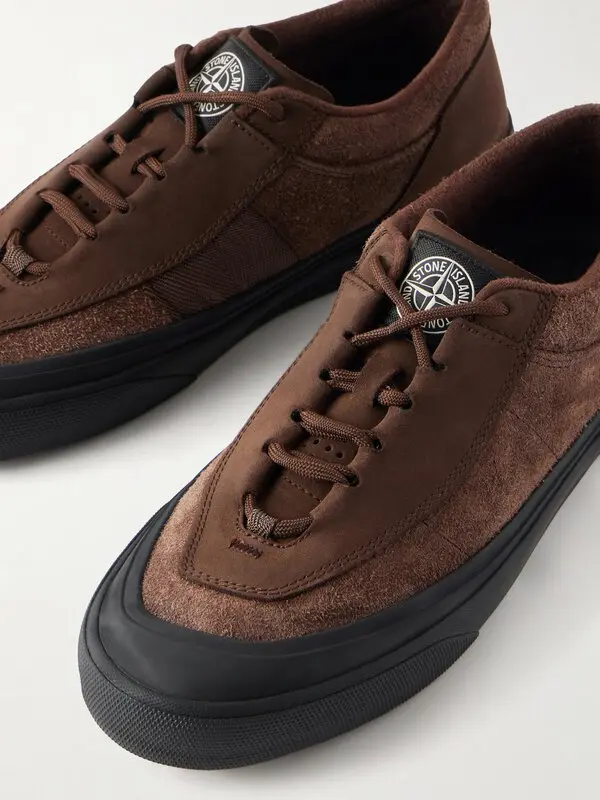 Stone Island Suede Sneakers