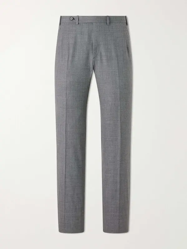 Brioni Straight-leg Wool-twill Suit Trousers