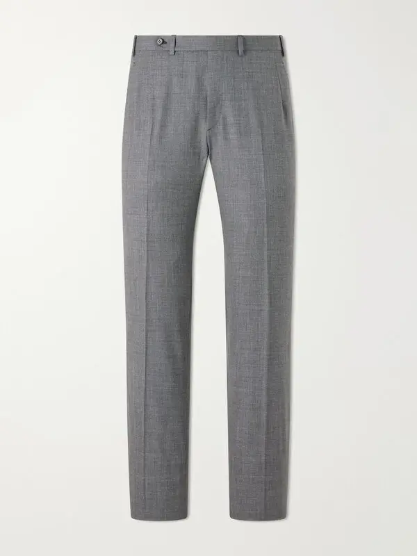Brioni Straight-leg Wool-twill Suit Trousers