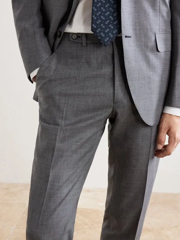 Brioni Straight-leg Wool-twill Suit Trousers