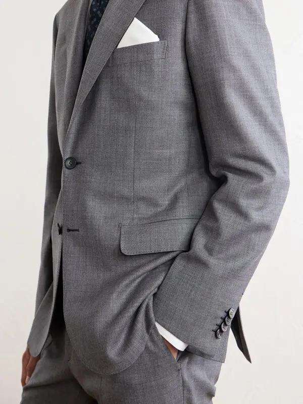 Brioni Plume Wool-twill Suit Jacket