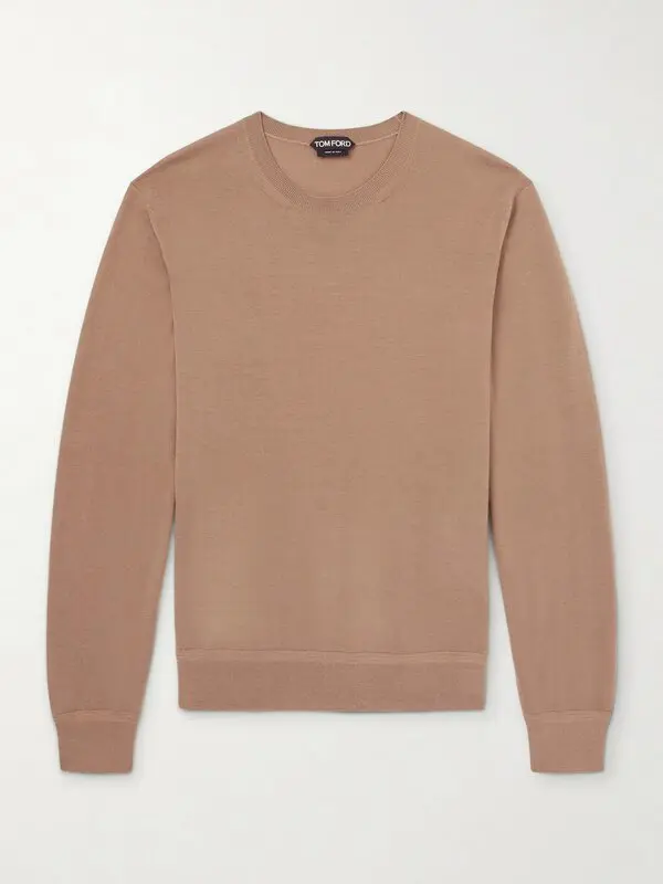 TOM FORD Wool Sweater - Brown